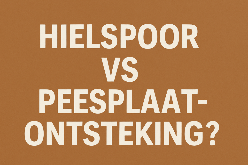 Hielspoor of peesplaatontsteking? De verschillen uitgelegd